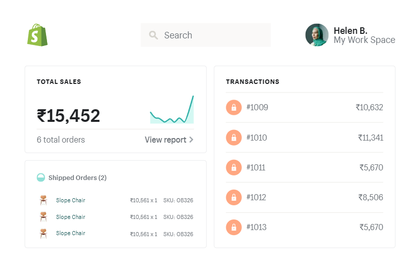 Shopify Clone by Jagadeesh